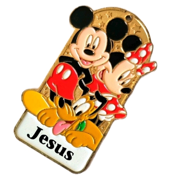 Disney | Accessories | Vintage Disney Mickey Minnie Best Friends Jesus ...